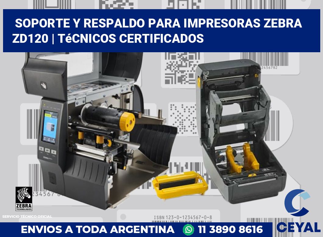 Soporte y respaldo para impresoras Zebra ZD120 | Técnicos certificados ...